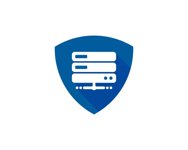 Shield Logo Design Isolated White Background Vector Illustration Stock ...