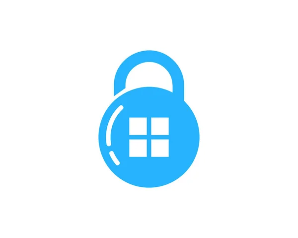 Security Icon Logo Design Element Isolated White Background Vector ...