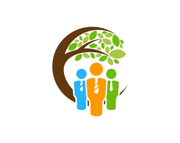 Group Tree Icon Logo Design Element — Stock Vector © putracetol #199958486