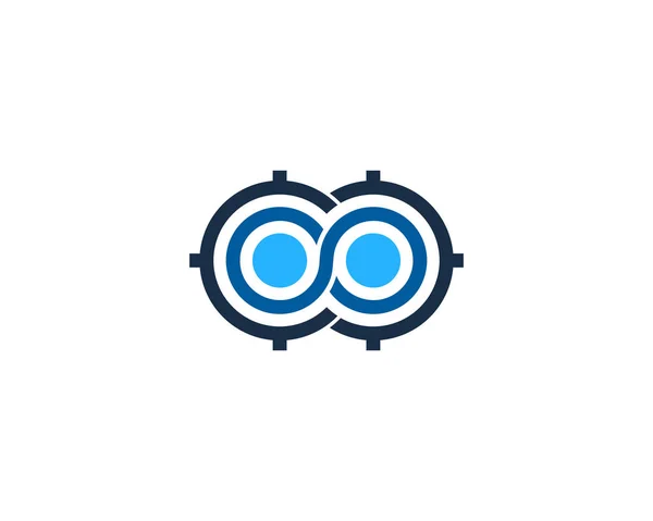 Security Icon Logo Design Element Isolated White Background Vector ...