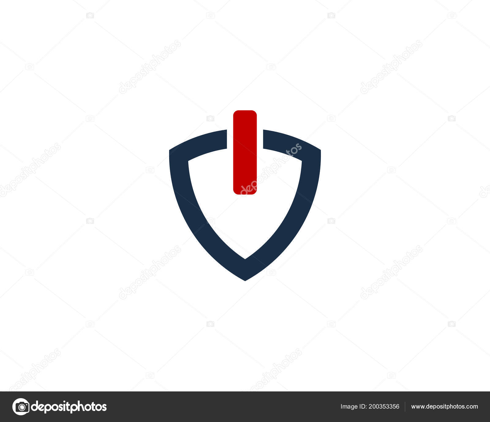 Shield Power Logo Icon Design Stock Vector by ©putracetol 200353356