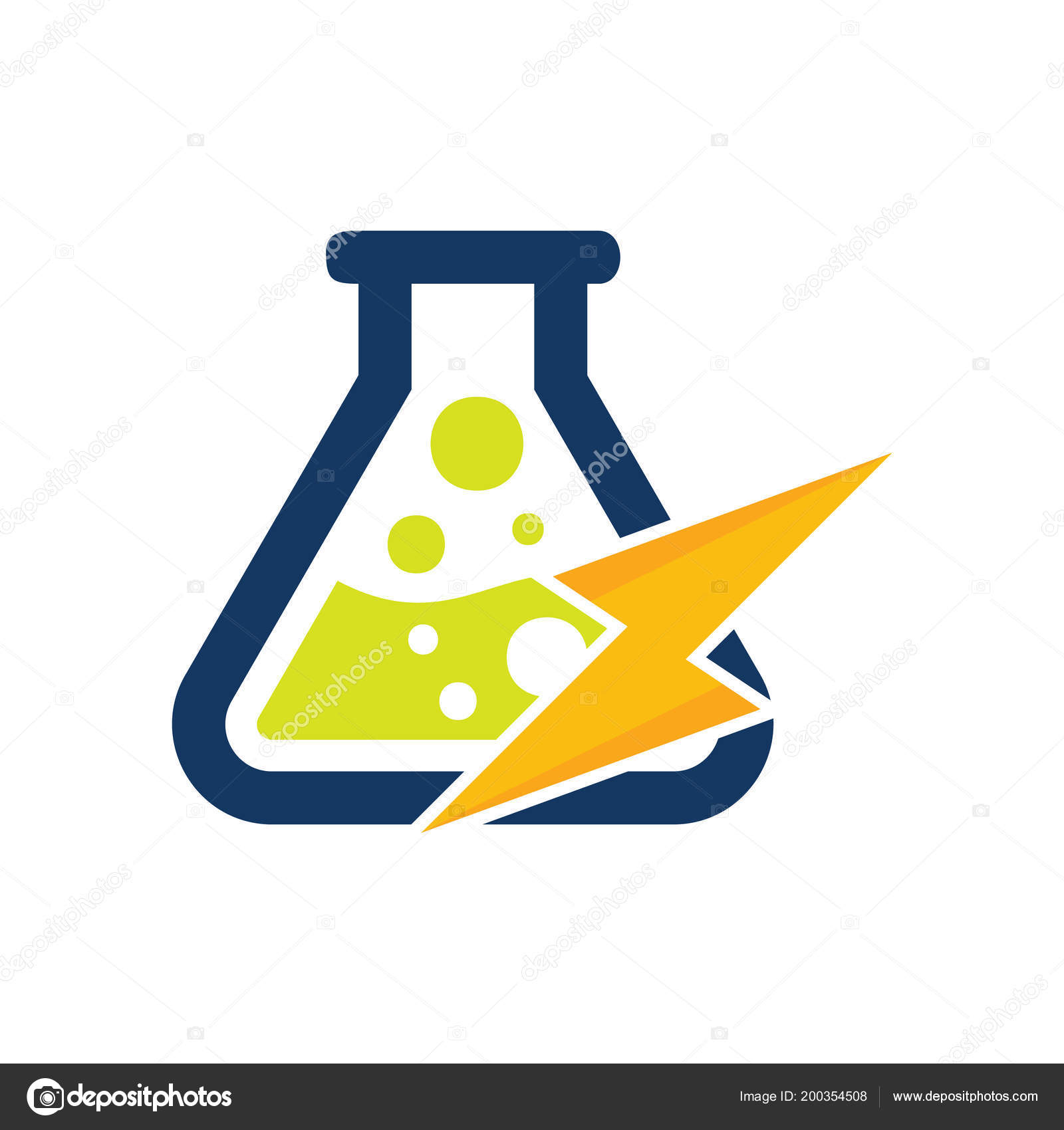 Lab Power Logo Icon Design Stock Vector by ©putracetol 200354508