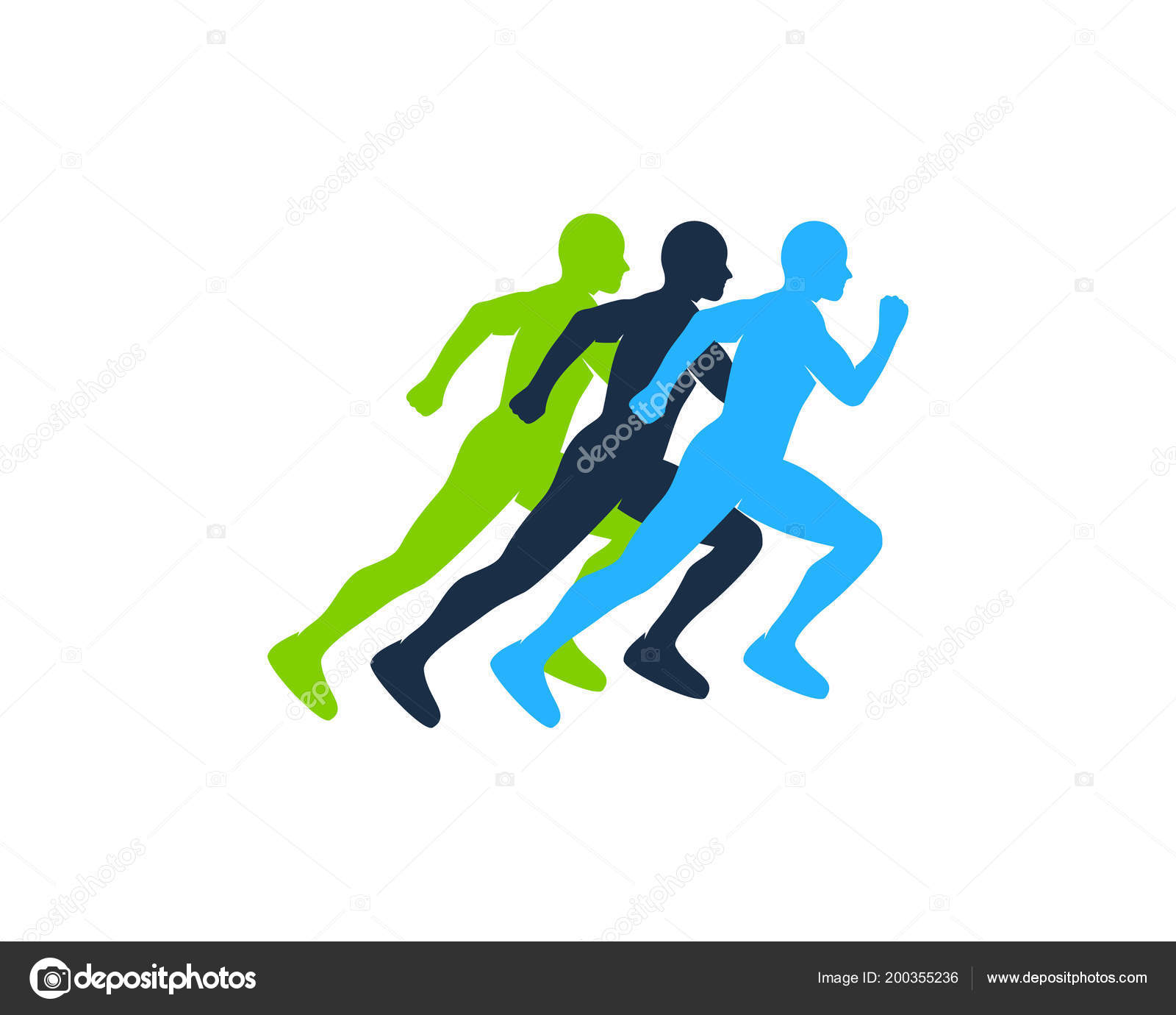 Team Run Logo Icon Design Stock Illustration by ©putracetol #200355236