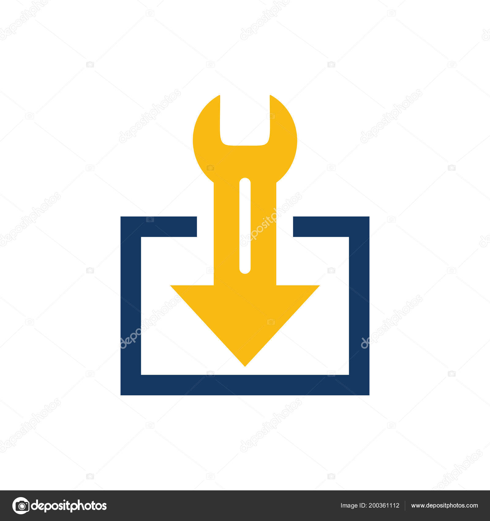 Download Repair Logo Icon Design Stock Vector by ©putracetol 200361112