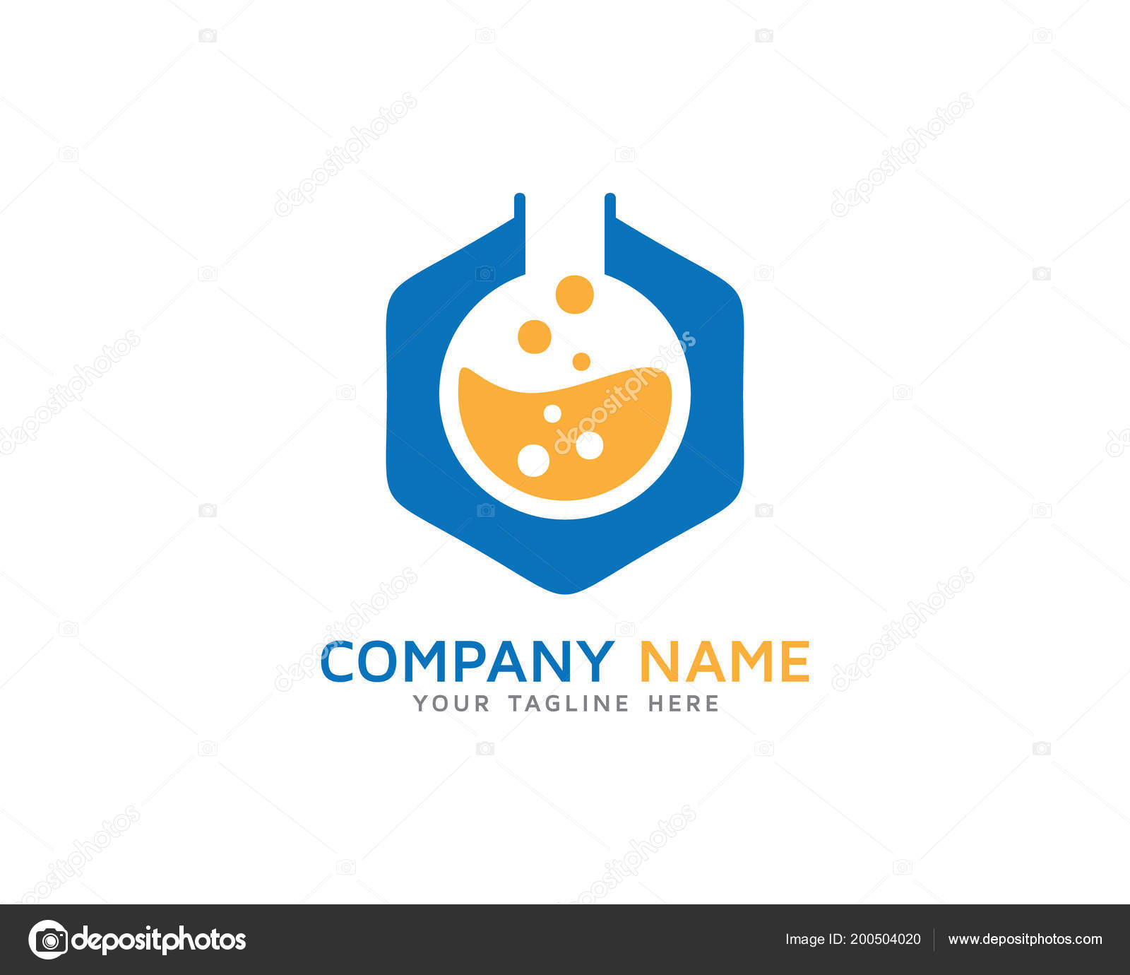 Diseño Profesional Del Icono Del Logotipo Del Laboratorio Vector de ...