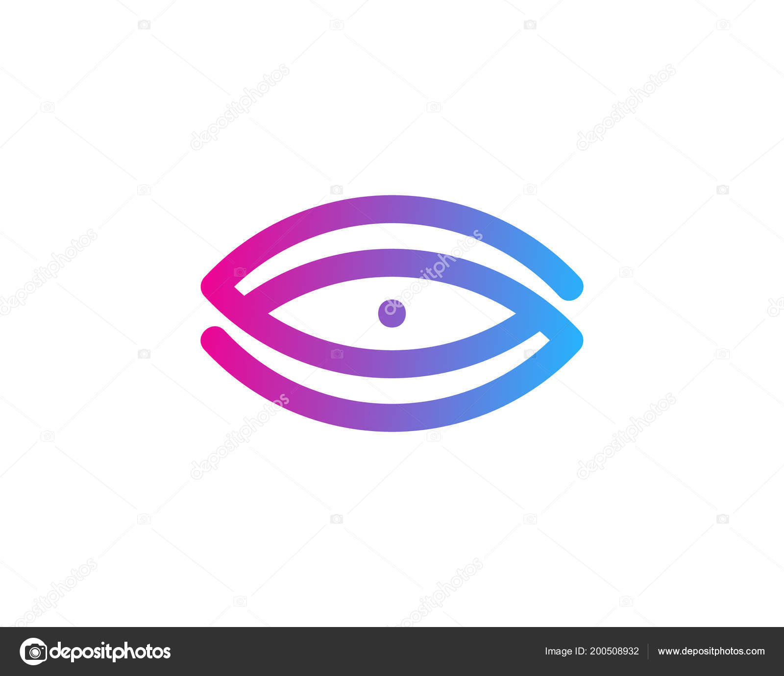 Vision Letter Logo Icon Design Stock Vector Image by ©putracetol #200508932