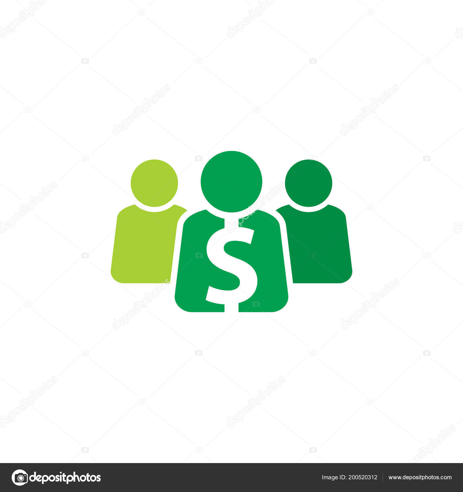 Team Money Logo Icon Design Stock Vector Image by ©putracetol #200520312