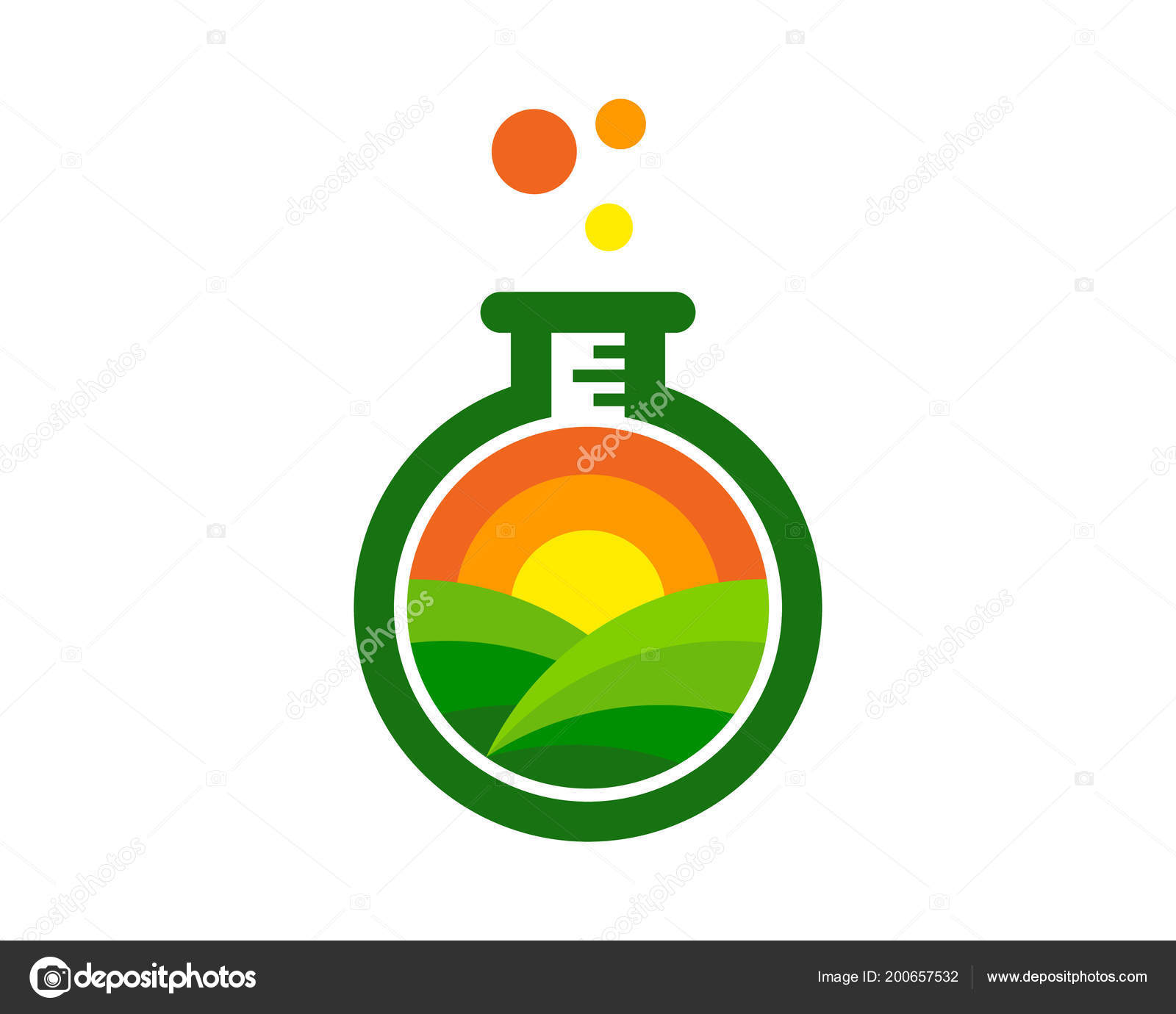 Lab Farm Logo Icon Design Stock Vector by ©putracetol 200657532
