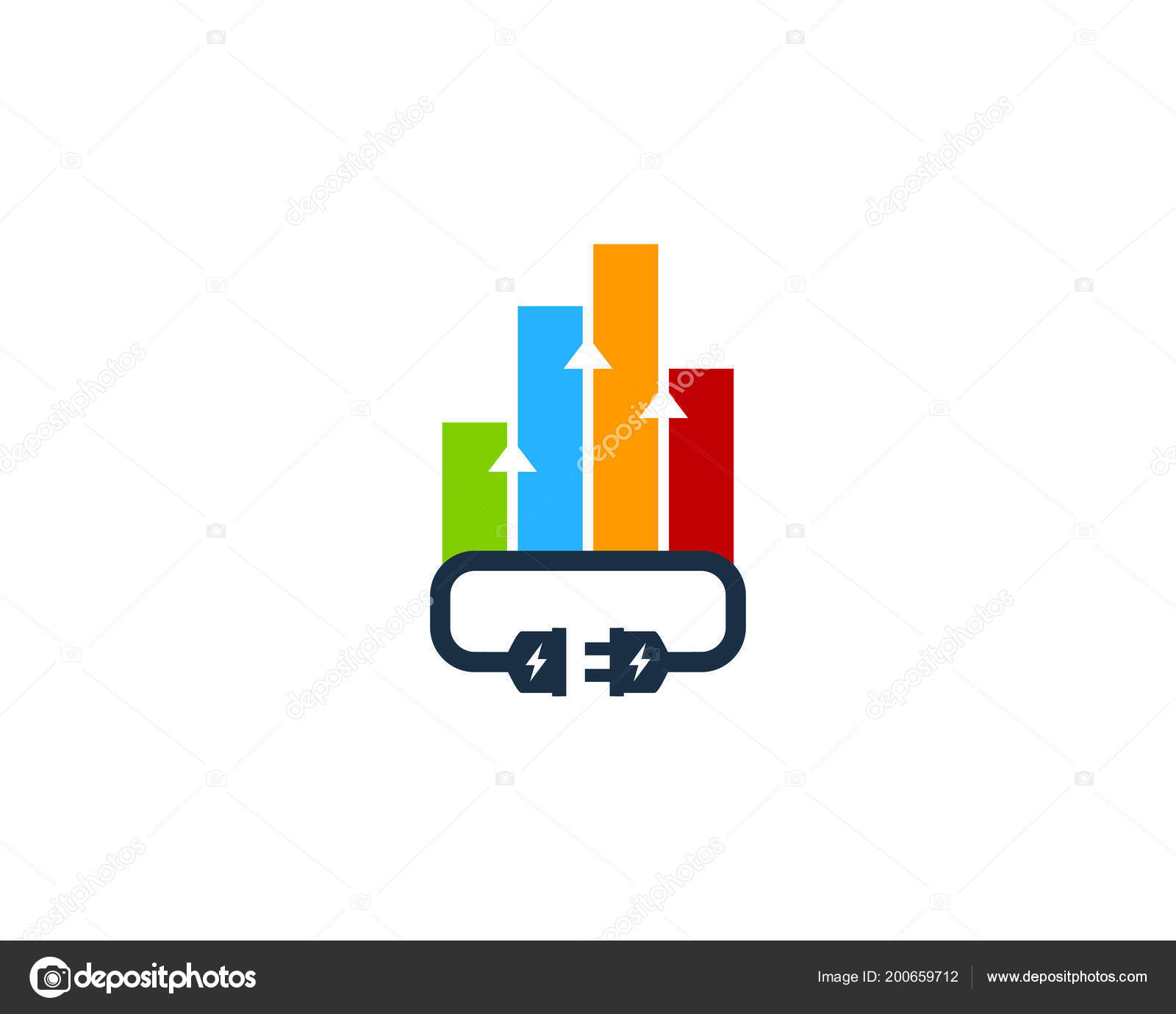 Graph Electric Logo Icon Design Stock Vector Image by ©putracetol ...