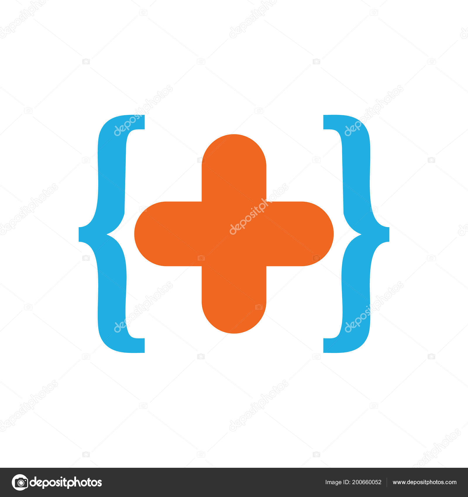 Medical Code Logo Icon Design Stock Vector Image by ©putracetol #200660052