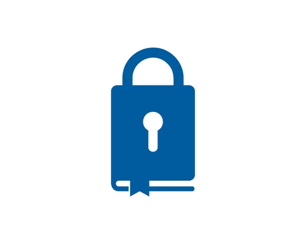 Lock Book Logo Icon Design - Stock Image - Everypixel
