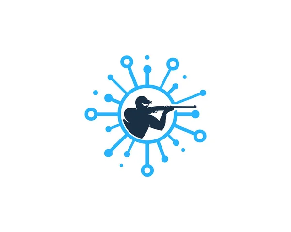 Point Hunting Logo Icon Design Stock Vector Image by ©putracetol #200700018