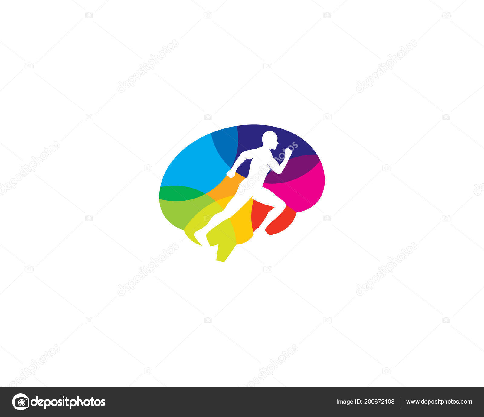 Run Brain Logo Icon Design Stock Vector by ©putracetol 200672108