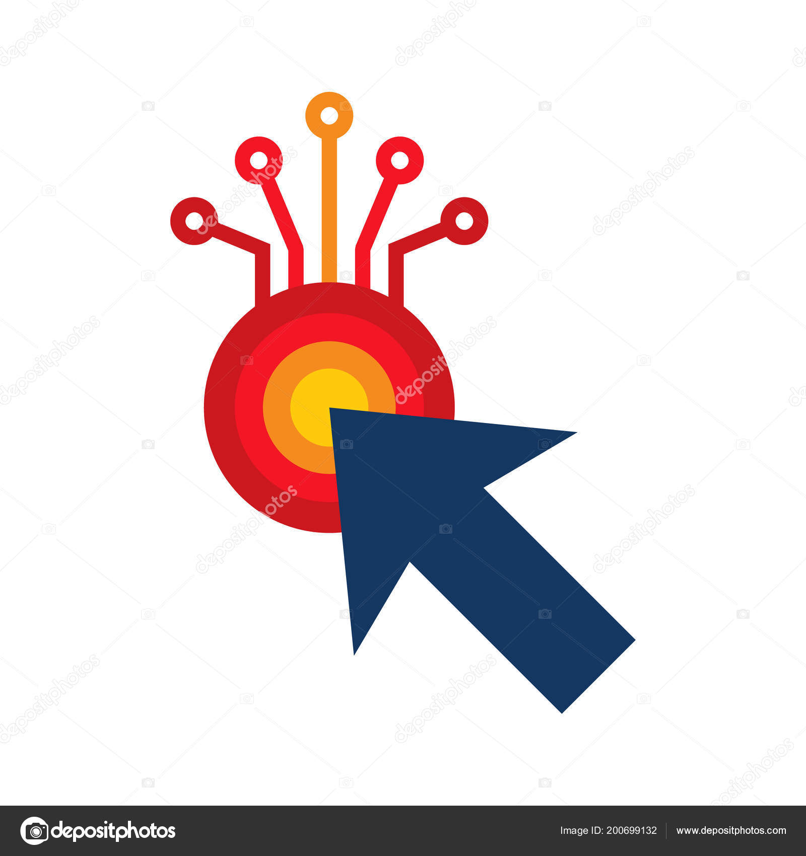 Click Digital Logo Icon Design Stock Vector Image by ©putracetol #200699132 Click Digital Logo Icon Design Stock Vector Image by ©putracetol #200699132