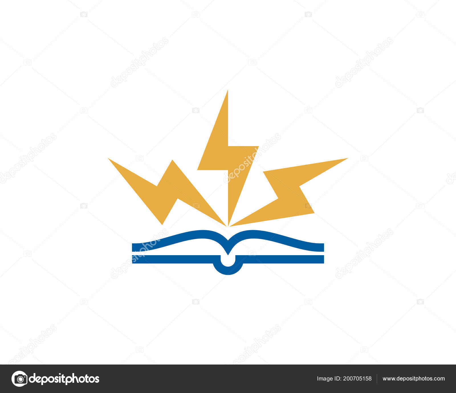 Power Book Logo Icon Design Stock Vector Image by ©putracetol #200705158