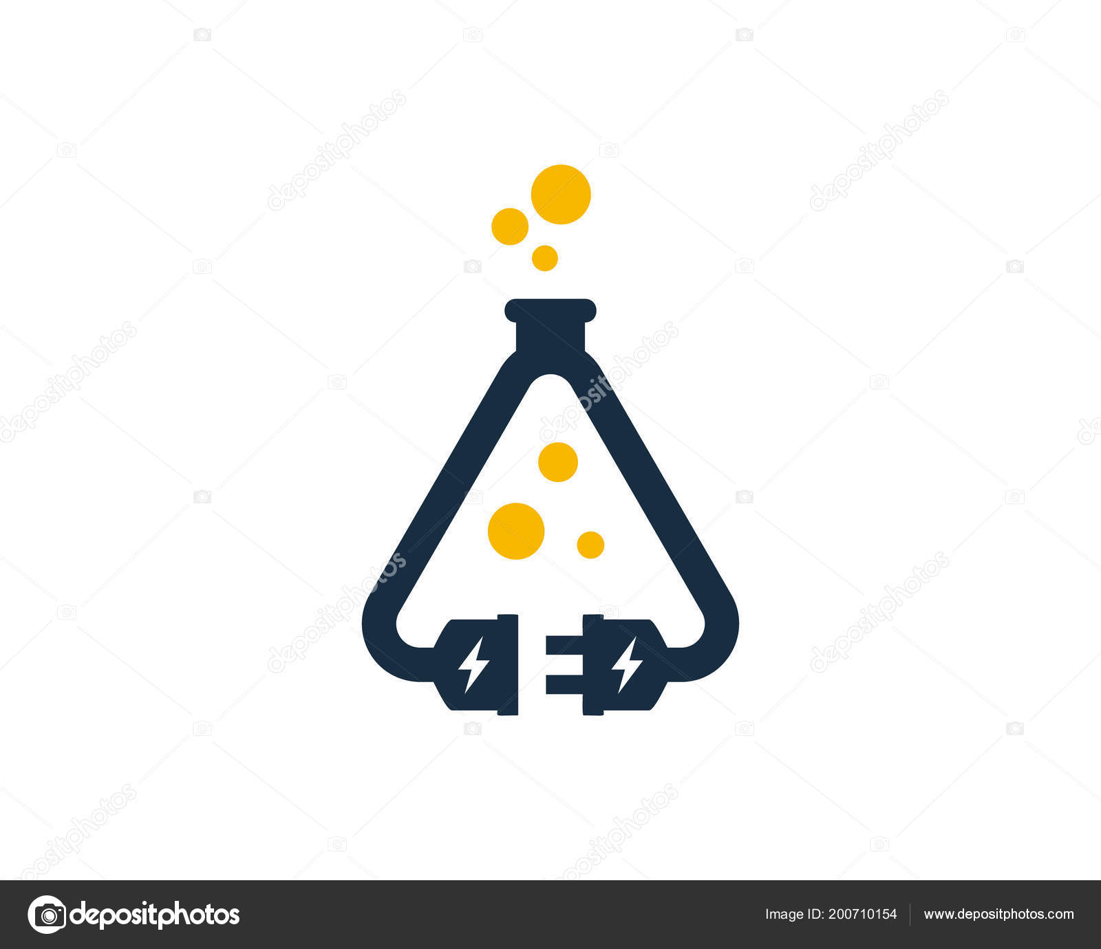 Lab Electric Logo Icon Design Stock Vector Image by ©putracetol #200710154