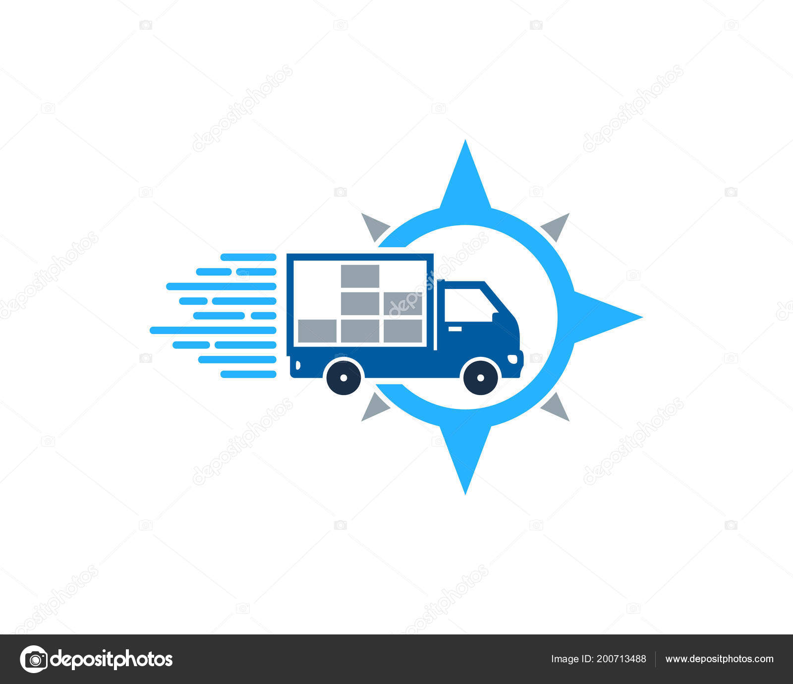 Compass Delivery Logo Icon Design Stock Illustration by ©putracetol ...
