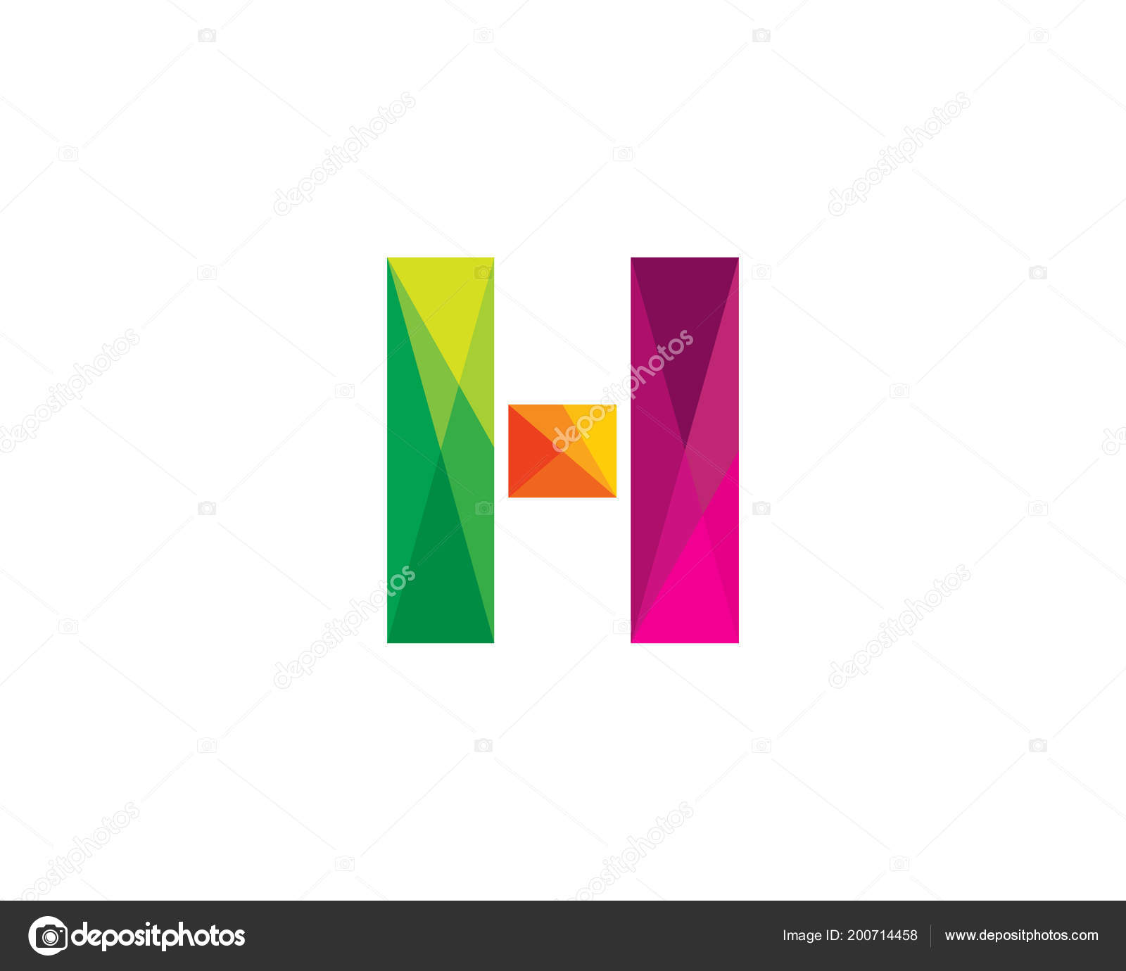 Colorful Letter Icon Logo Design Element Stock Vector by ©putracetol ...