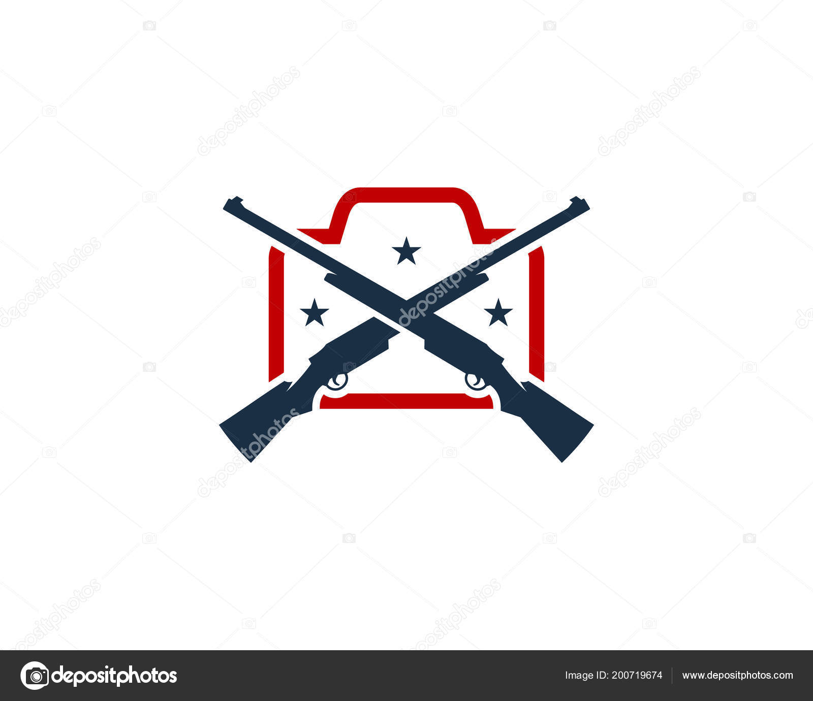 Camera Hunting Logo Icon Design Stock Vector by ©putracetol 200719674