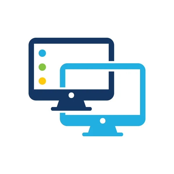 Computer Server Logo Icon Design — Stock Vector © putracetol #199966050