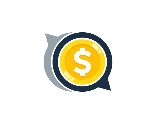 Sun Coin Logo Icon Design — Stock Vector © putracetol #200663048