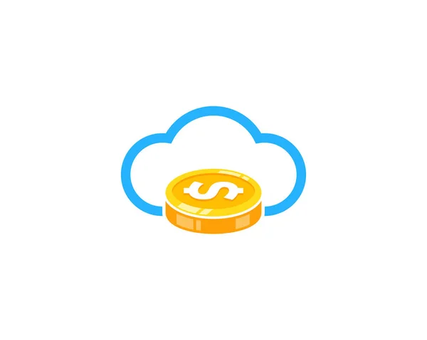 Cloud Coin Logo Icon Design Stock Vector Image by ©putracetol #200712418