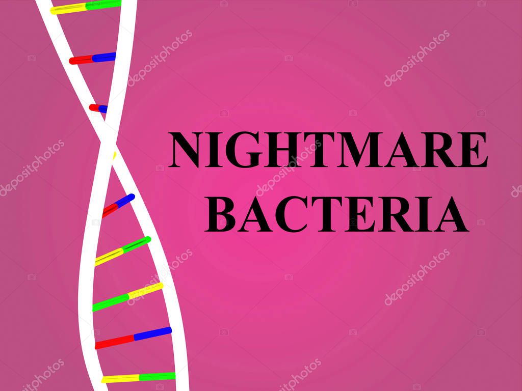 Ilustración 3D del script BACTERIA NOCTURNA con doble hélice de ADN ...