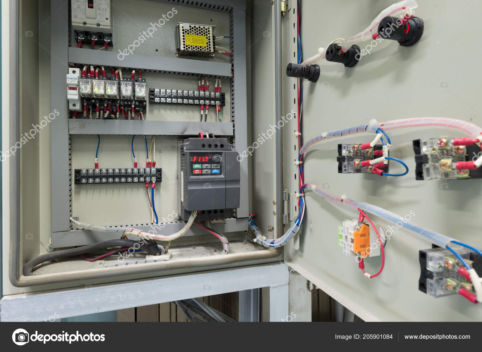 Controller Box Equipment Electricity Factory Industry Stock Photo by ...