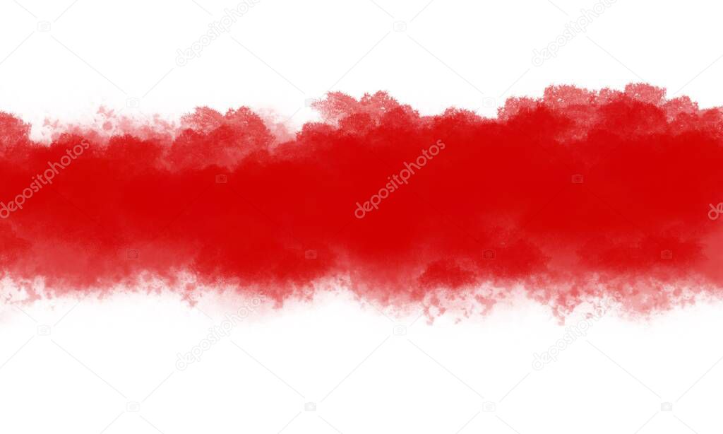 Bandera de fondo blanco-rojo-blanco. Símbolo nacional histórico de los bielorrusos. Fondo blanco ...