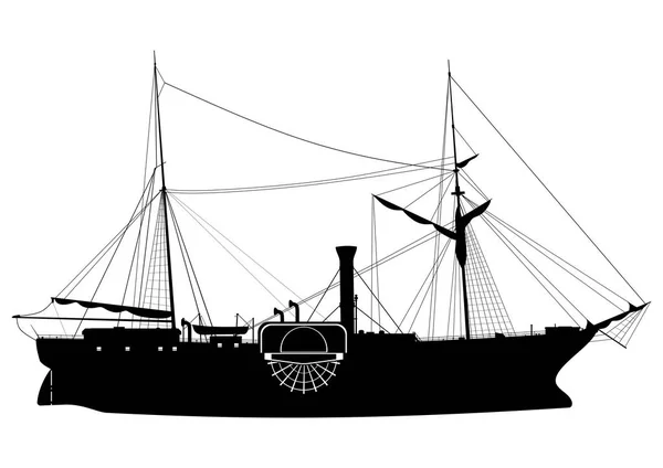 Paddle steamer Stock Vectors, Royalty Free Paddle steamer Illustrations ...