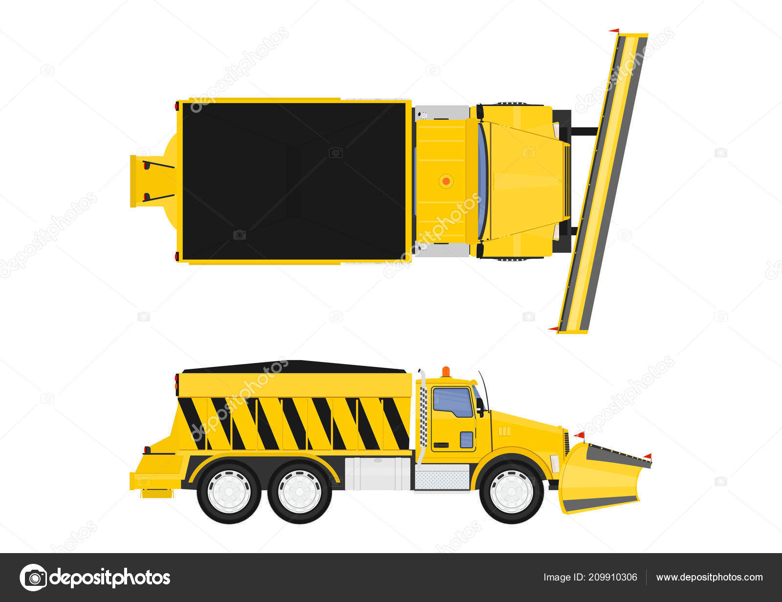 Snow Plow Vector