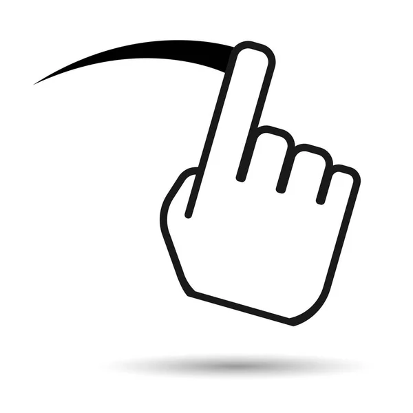 Swipe silhouette Vector Art Stock Images | Depositphotos