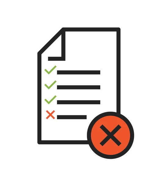 Non Compliance Icon Set Shows Company Did Pass Inspection Stock Vector ...