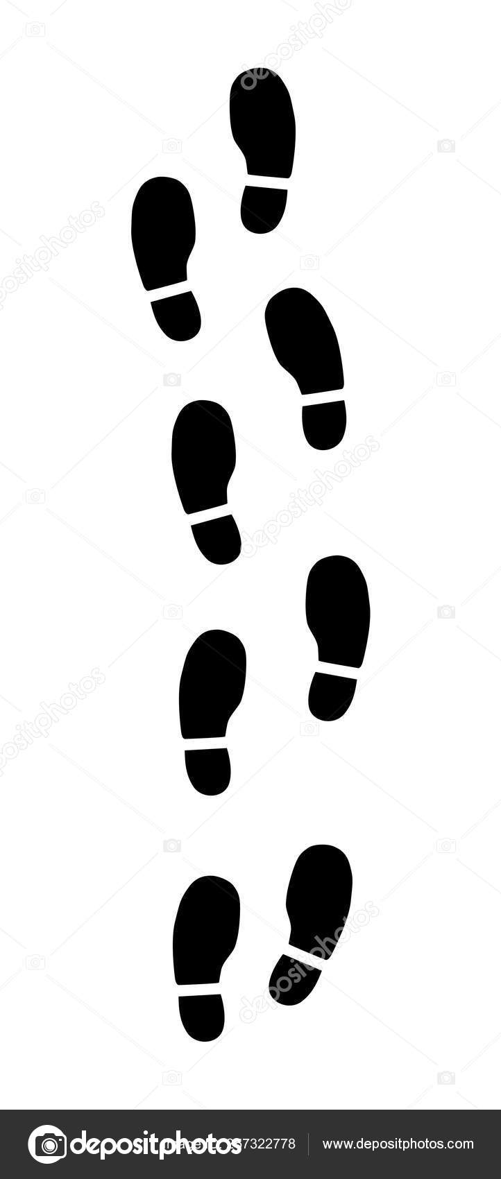 Shoe Steps Vector