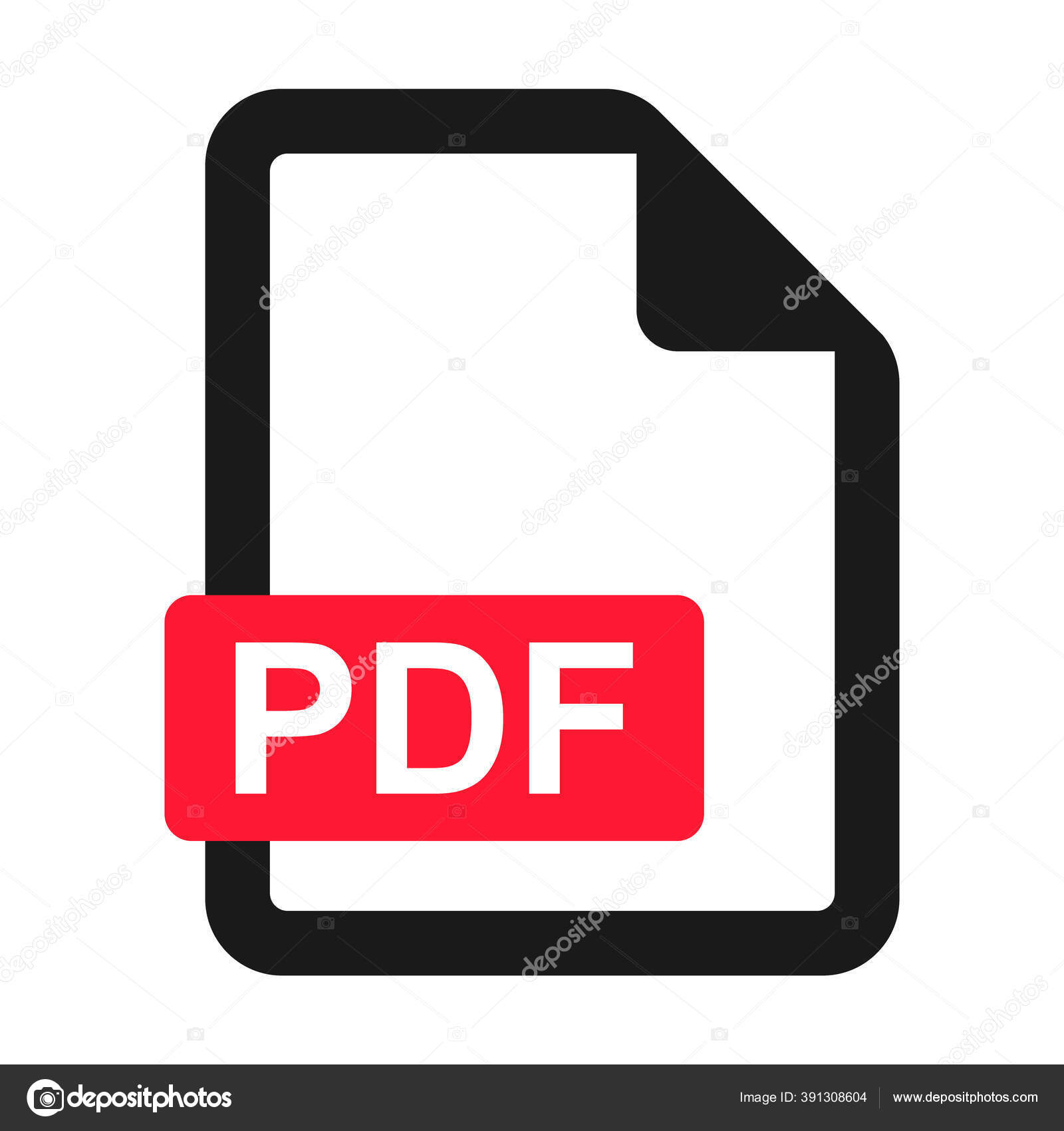 Pdf Logo Flat