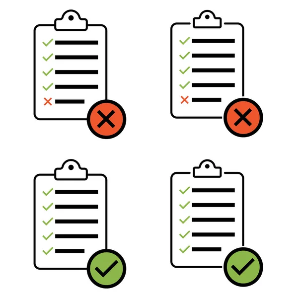 Check List Checklist Flat Web Icon Isolated White Background Mark Stock ...