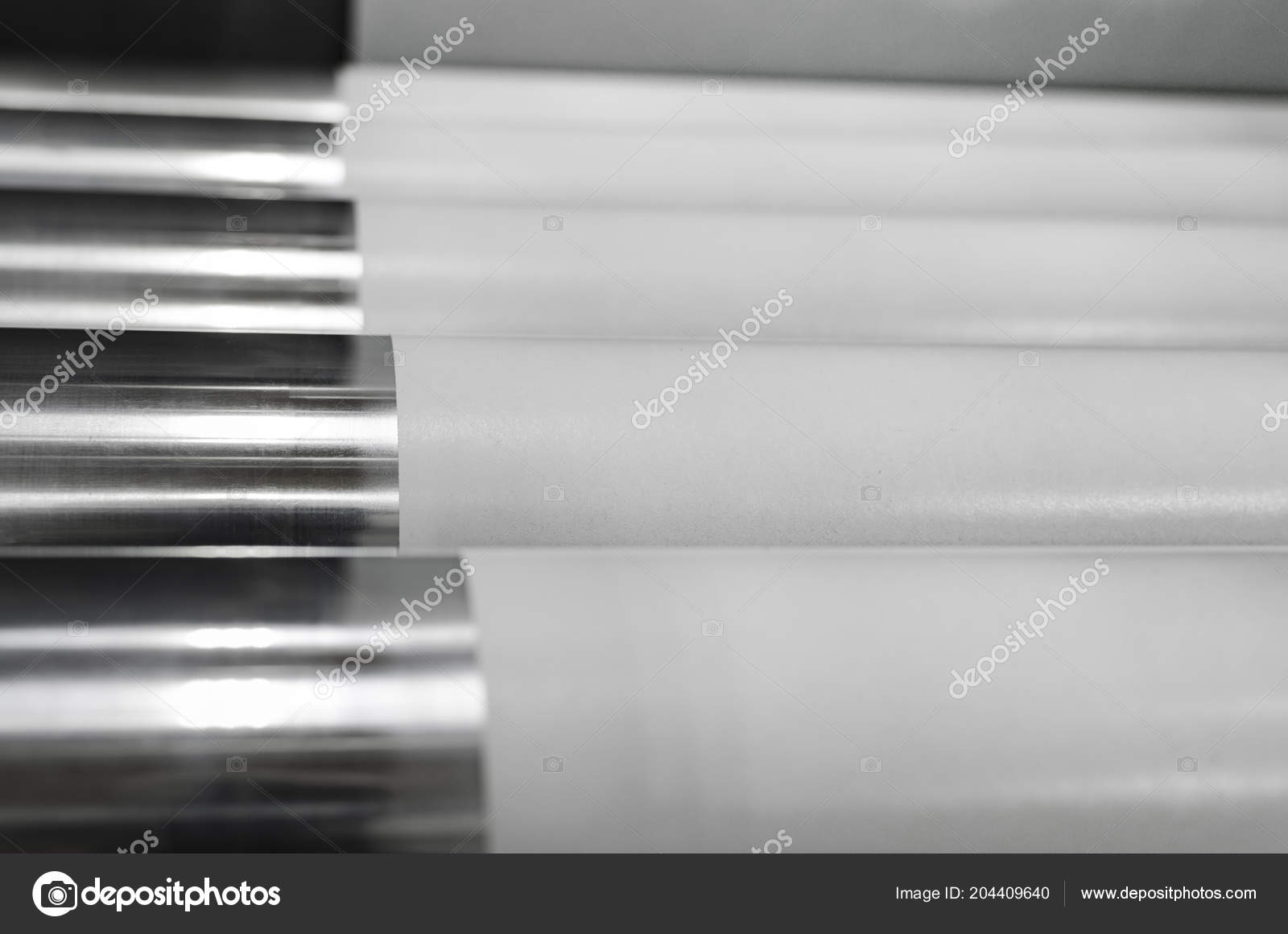 Details Offset Printing Machine Rollers Paper Stock Photo by ©zefart ...