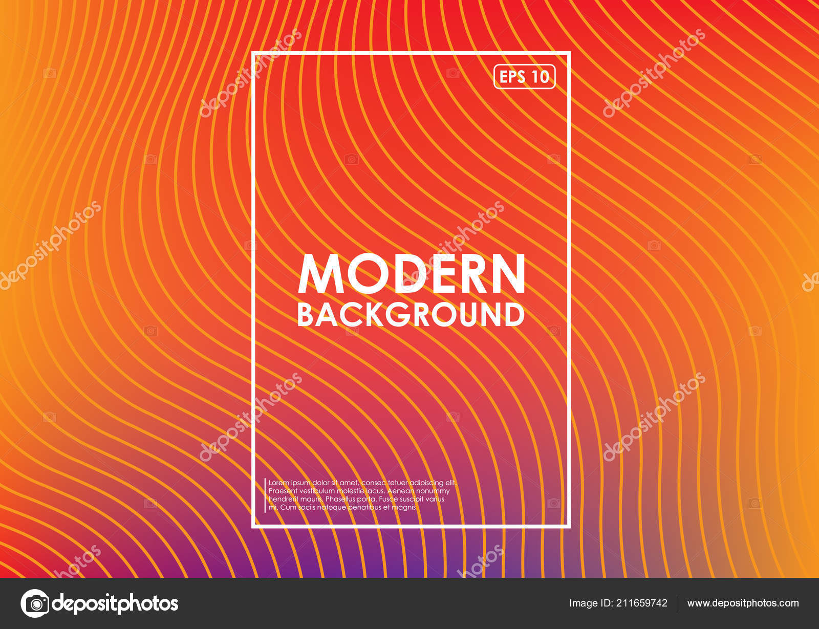 Modern Background Wave Lines Stock Vector by ©Viktori.Std 211659742
