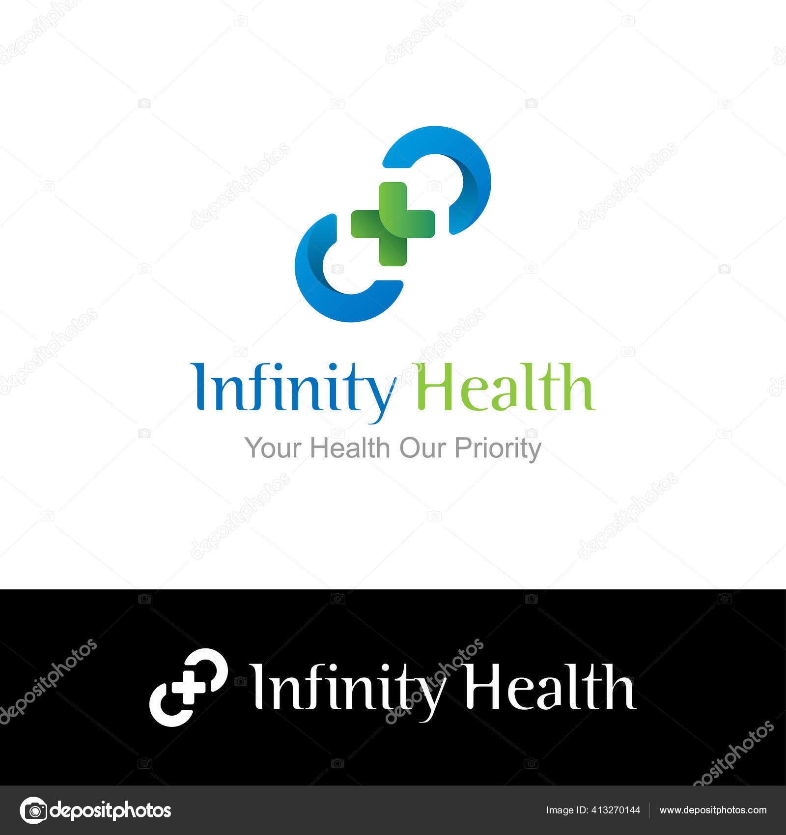 Infinity Health Logo Idea Hospital Clinic Others Healthcare Company ...