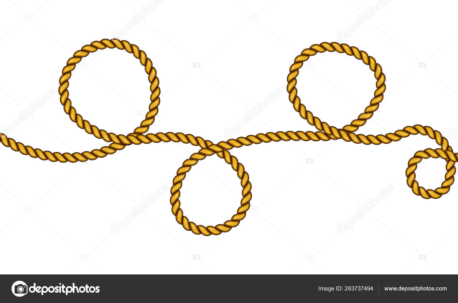 Realistic fiber ropes. Stock Vector Image by ©ikril #263737494