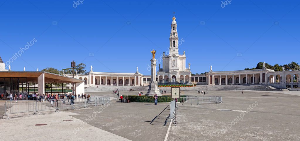 Santuario de Fátima, Portugal. Basílica de Nuestra Señora del Rosario ...