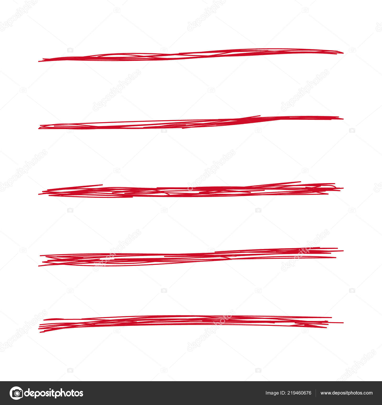 Subrayado a mano . Vector de stock #219460676 de ©sumkinn