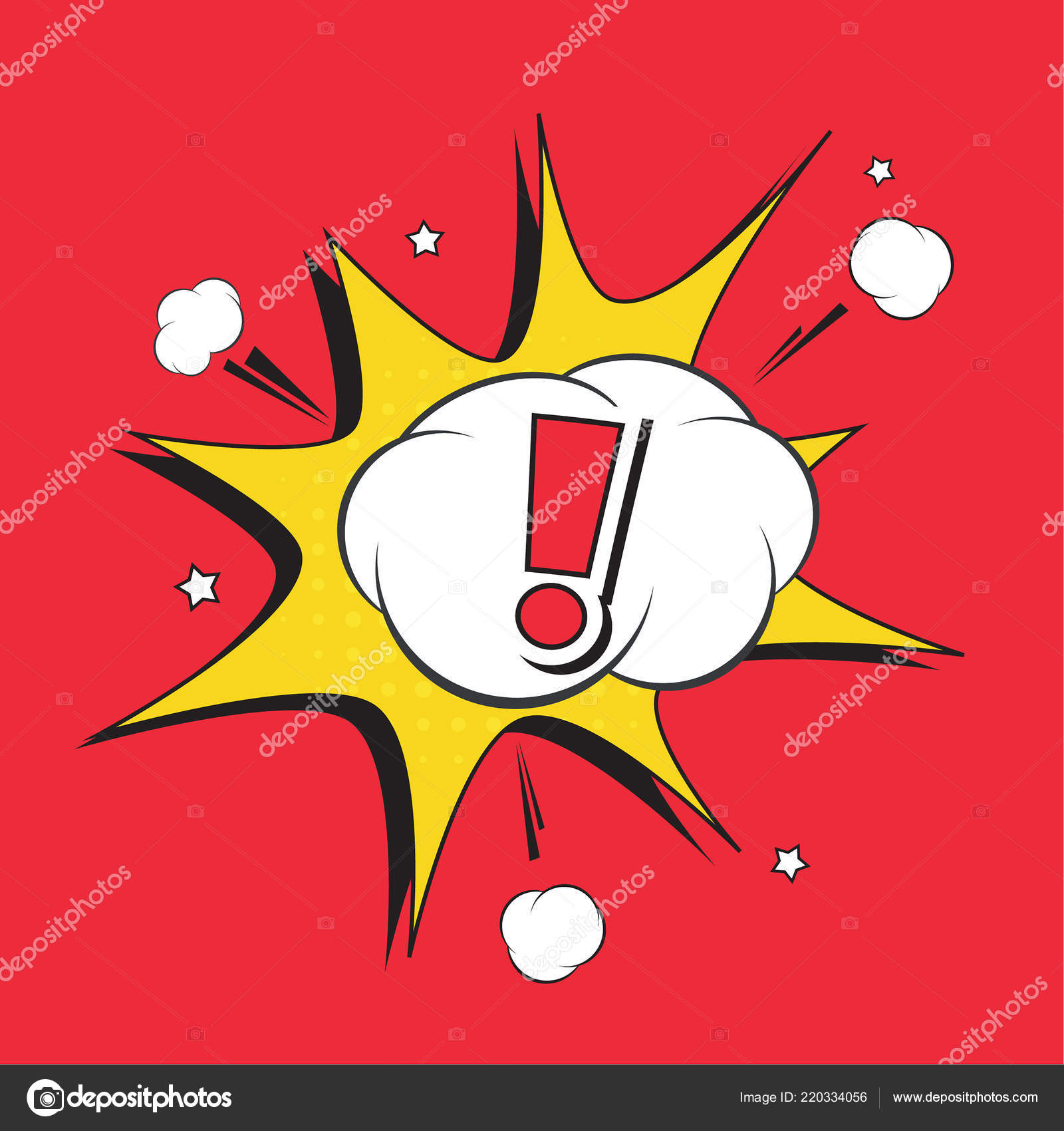 Exclamation Comic Bubble