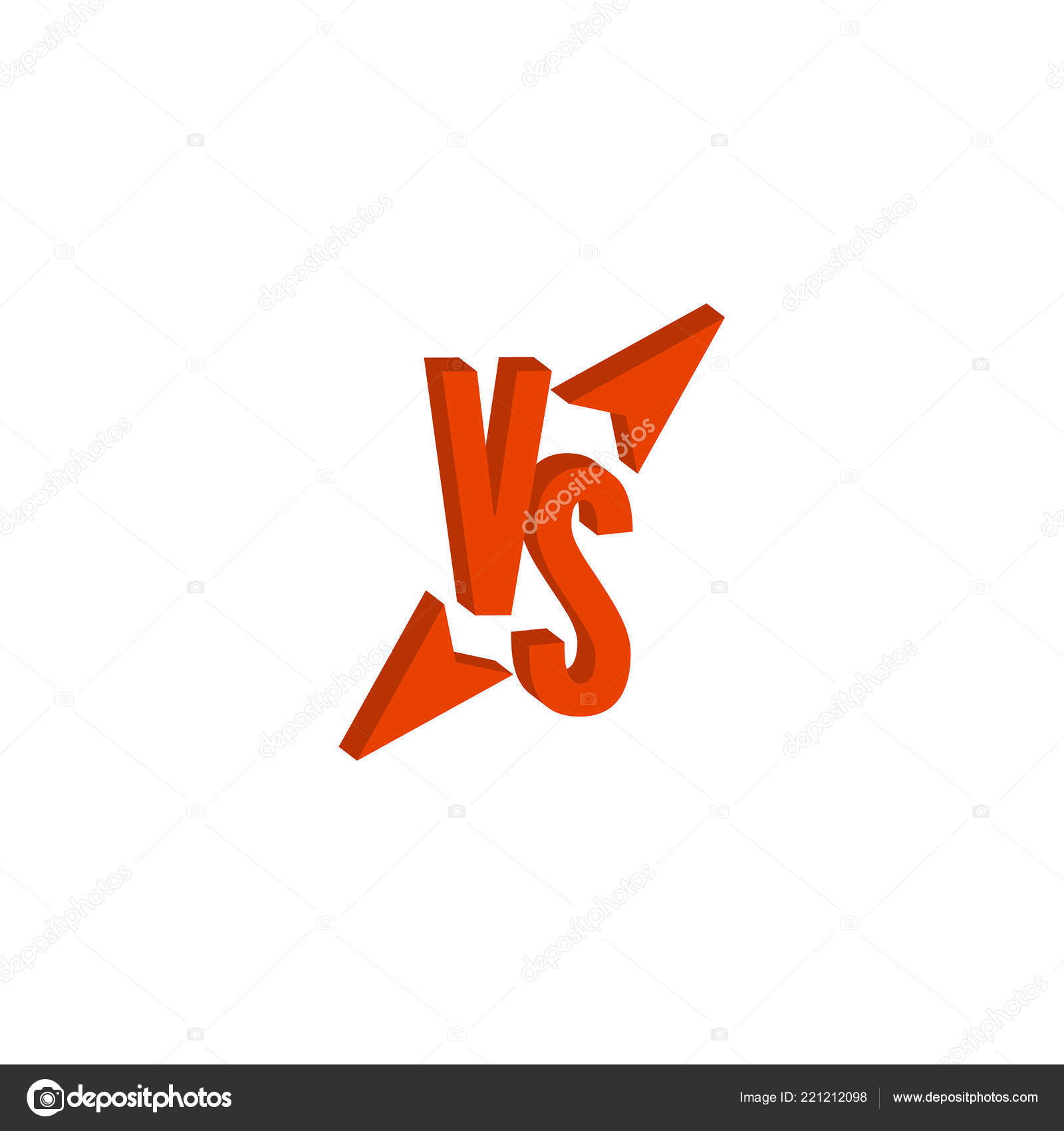 VS Vector Letters Illustration icon. Stock Vector Image by ©sumkinn ...
