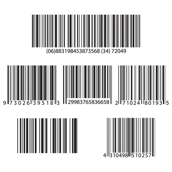 Bar Code Icon Set Modern Flat Barcode Can Use Template Stock Vector ...