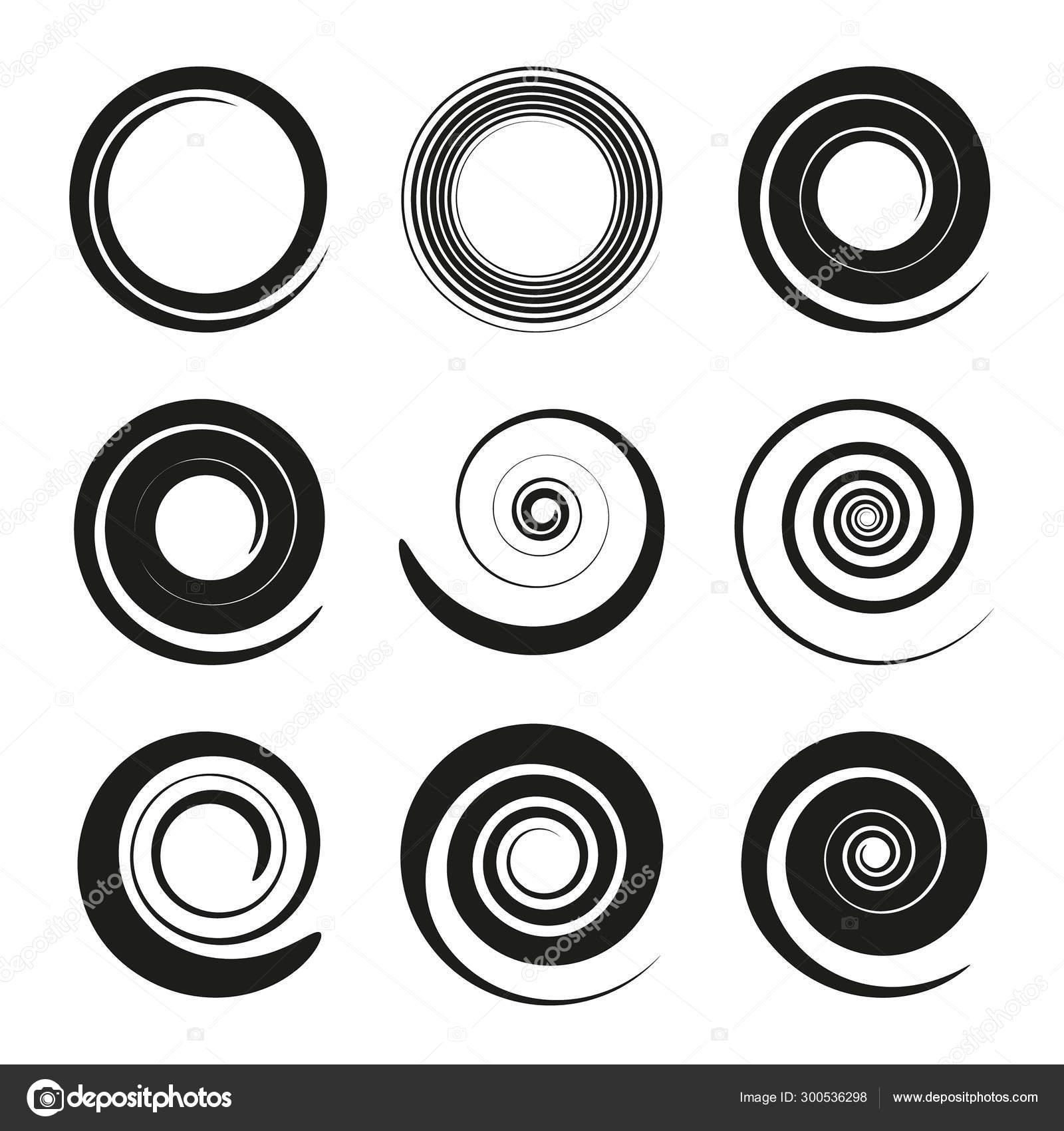 Swirling vector icons Stock Vector by ©sumkinn 300536298