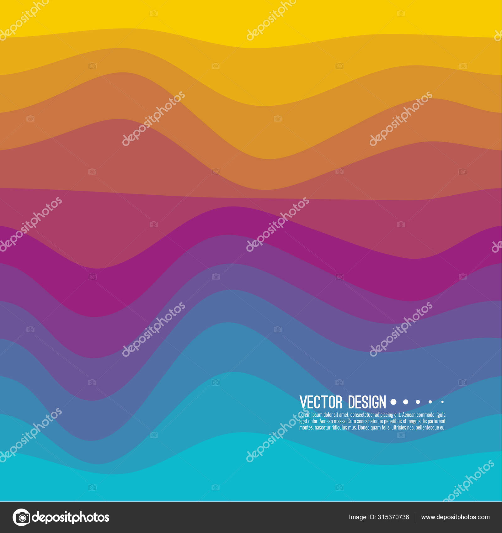 Distorted wave colorful texture. Stock Vector by ©sumkinn 315370736