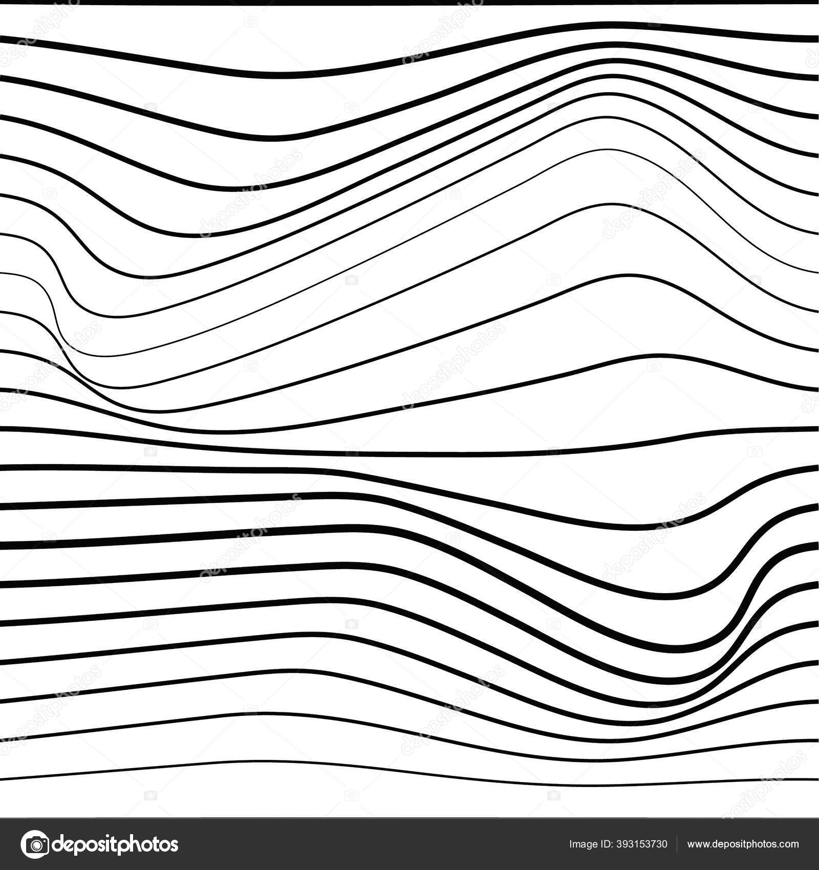 Distorted Wave Monochrome Texture Stock Vector By ©sumkinn 393153730