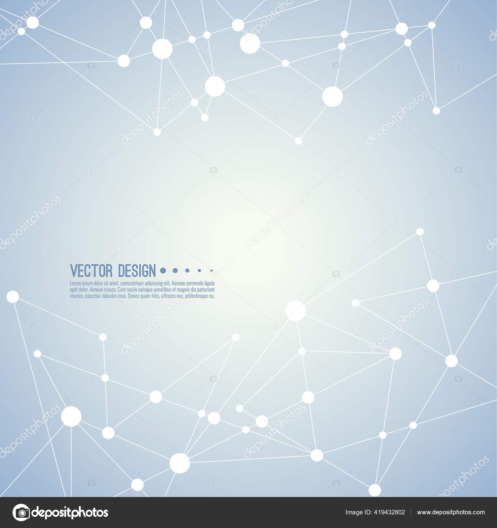 Abstract plexus technology background. Stock Vector by ©sumkinn 419432802