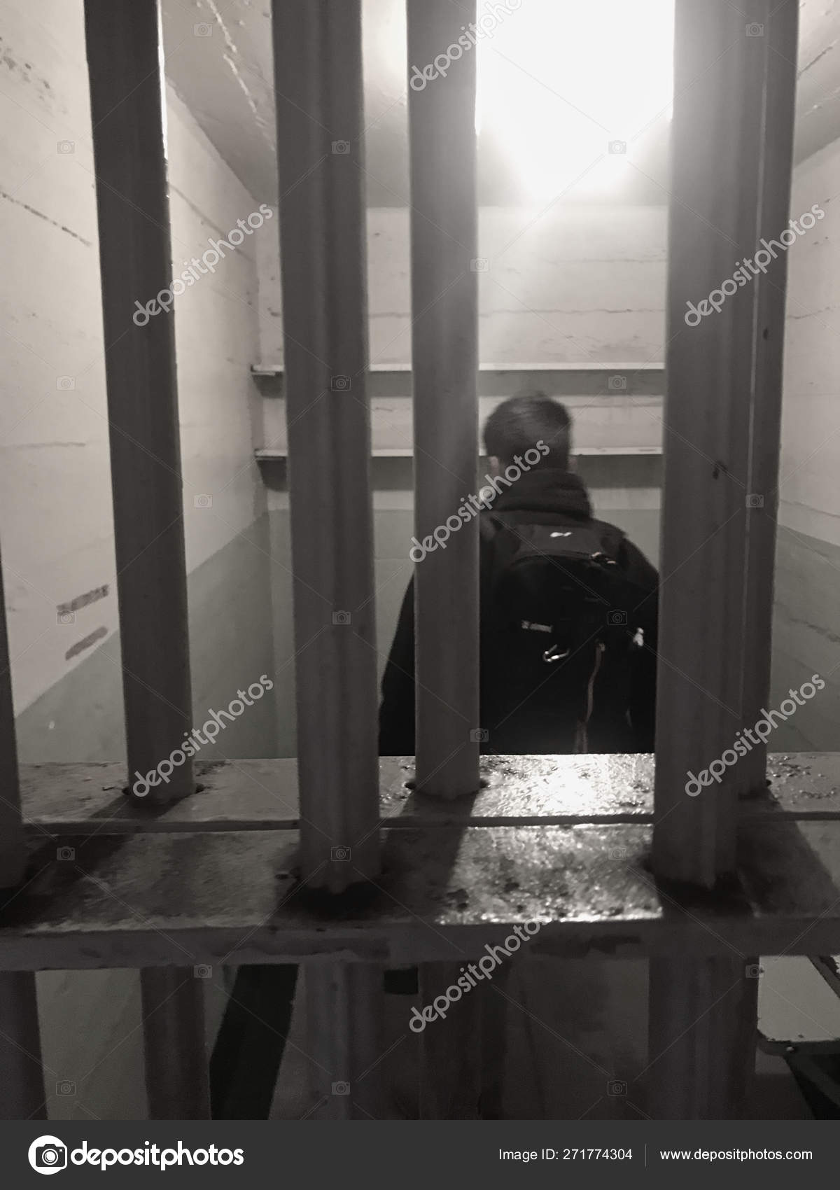 Inside the jail of alcatraz — Stock Photo © JimmyMore #271774304